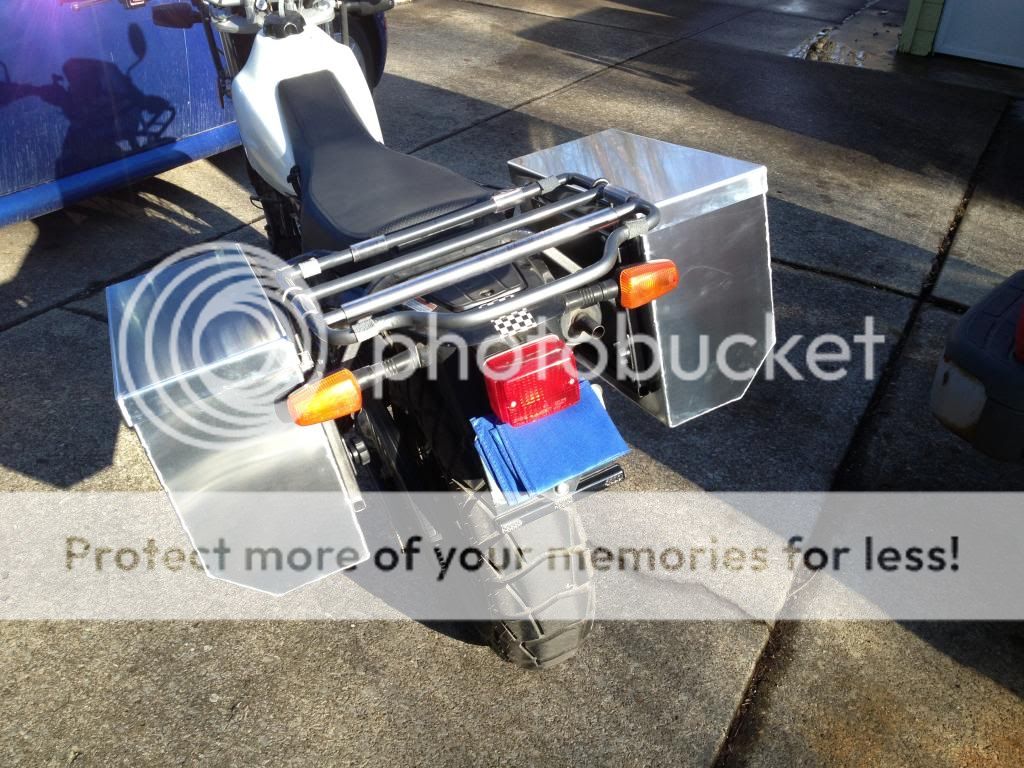aluminum saddlebags kit (feeler) | TW200 Forum